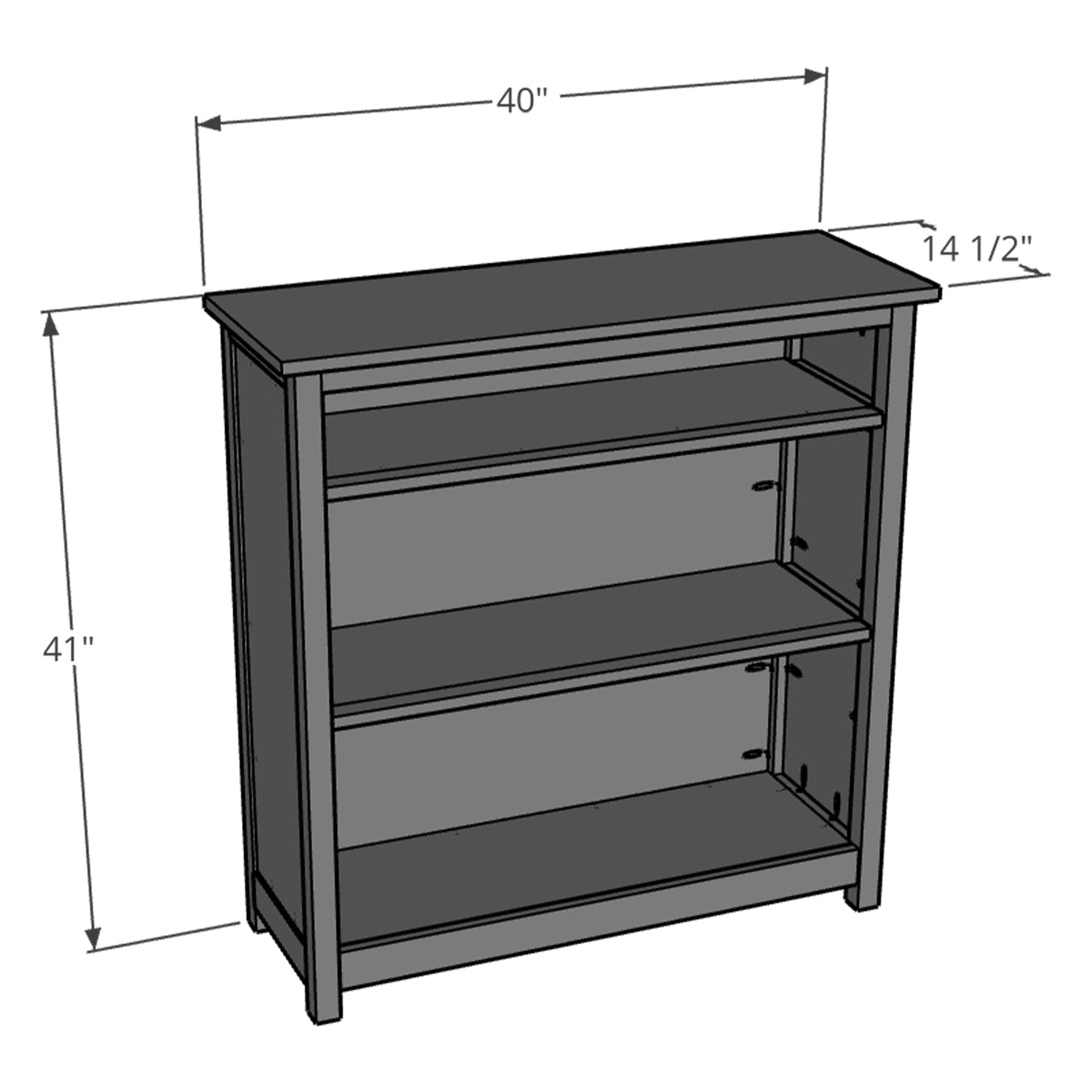 DIY Bookshelf Build Plans – shopangelamariemade